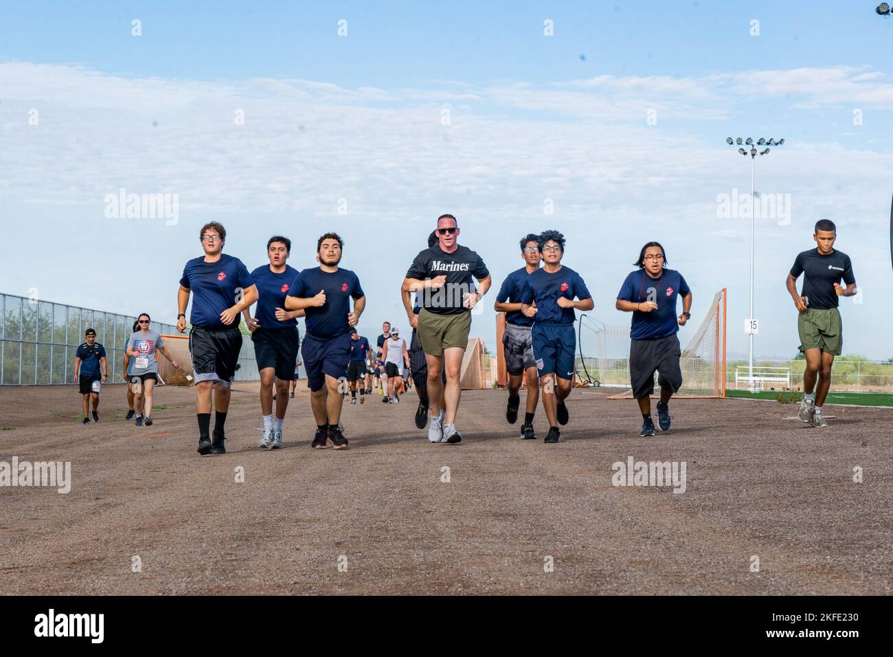 Marines and Poolees from across the state of Arizona participate in a 9 ...
