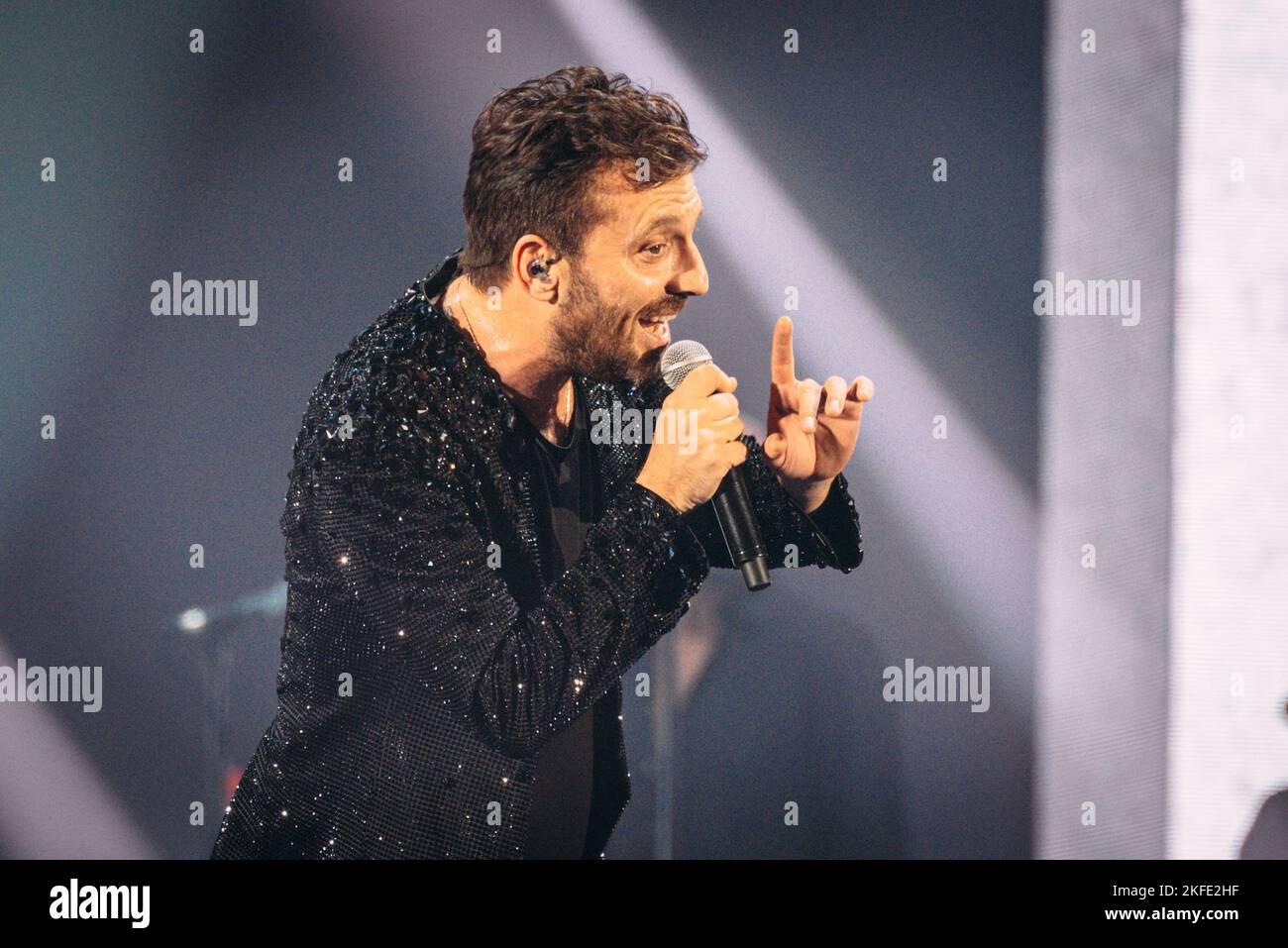 Cesare cremonini on stage hi-res stock photography and images - Alamy