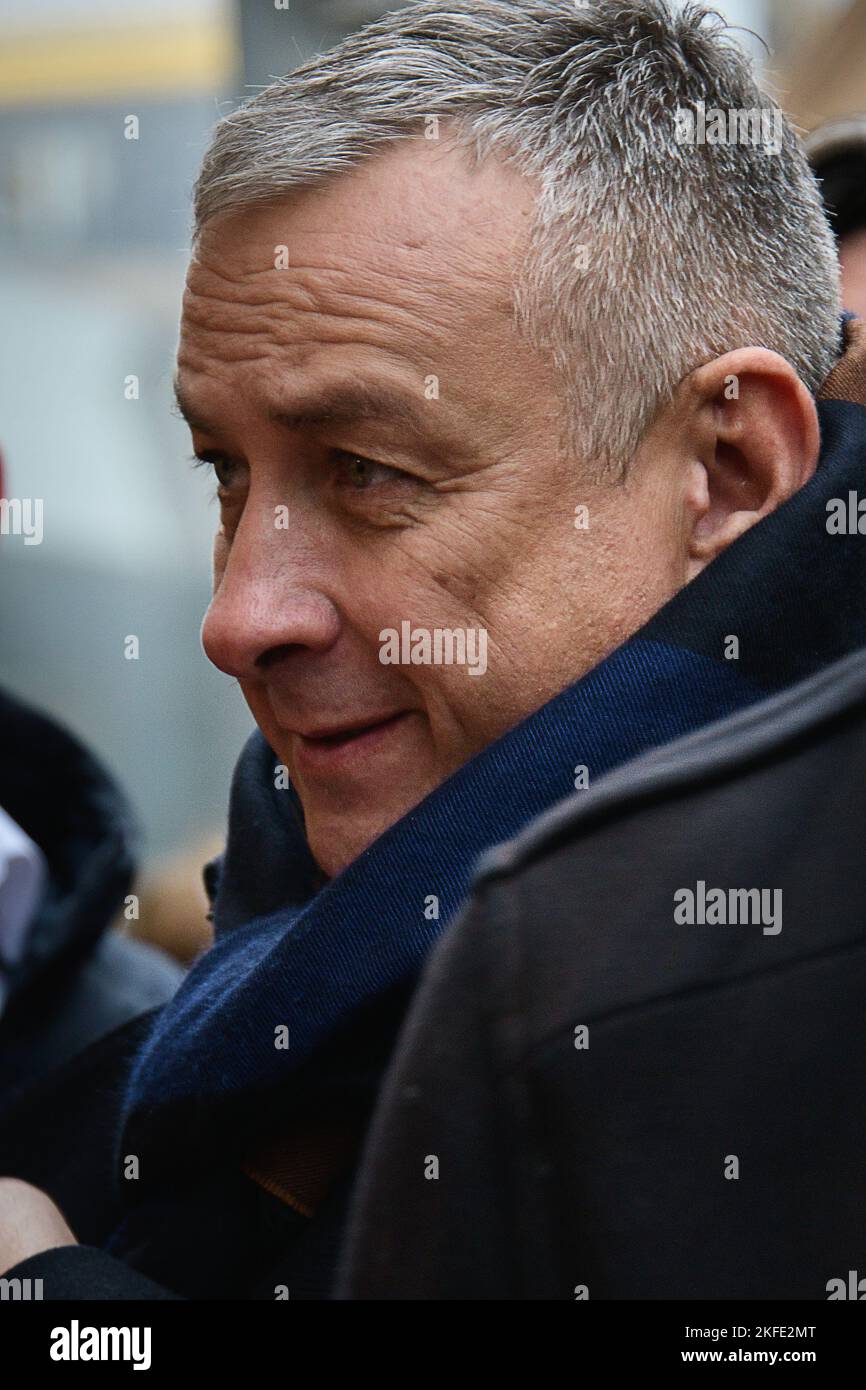 National anniversary holiday on November 17 at Narodni trida in Prague ...