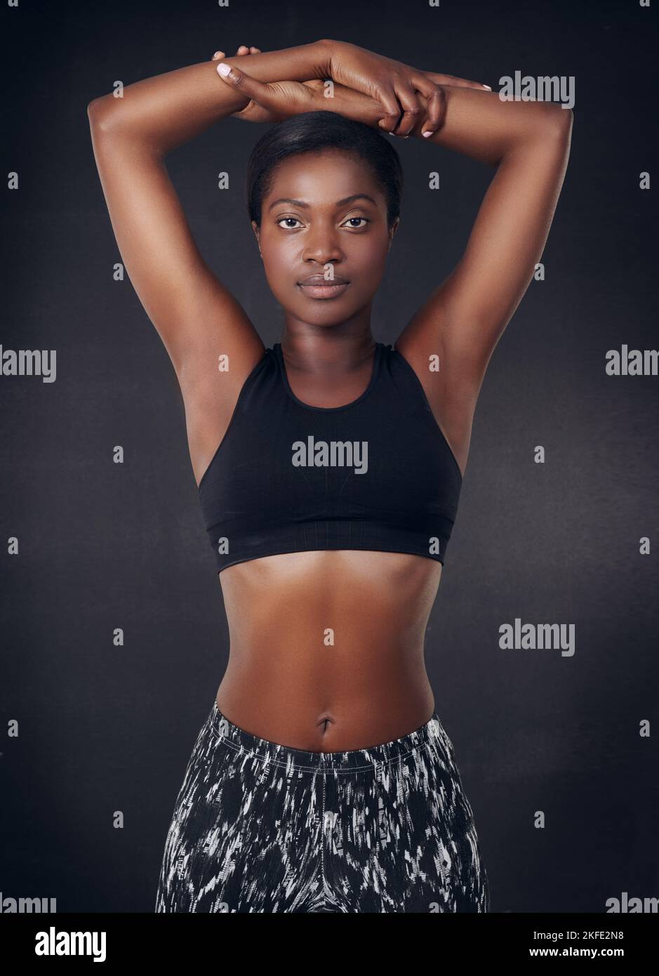 This is what hard work and dedication looks like. Studio shot of a ...