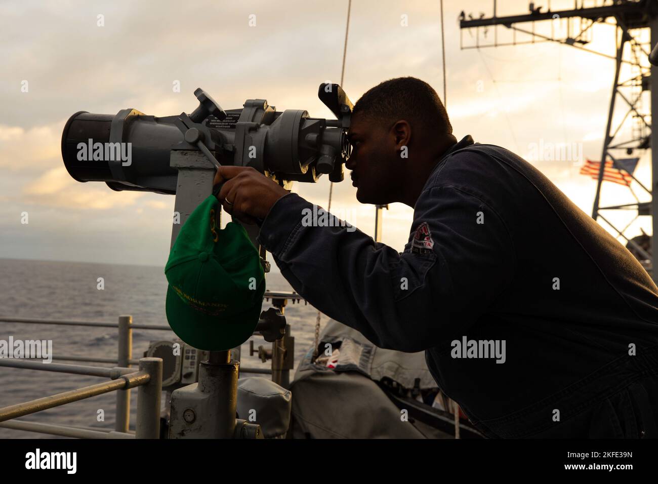220911-N-LK647-0019 ATLANTIC OCEAN (Sep. 11, 2022) Lt. j.g. Dexter ...