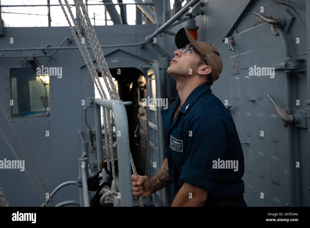 220911-N-LK647-0007 ATLANTIC OCEAN (Sep. 11, 2022) The Ticonderoga ...