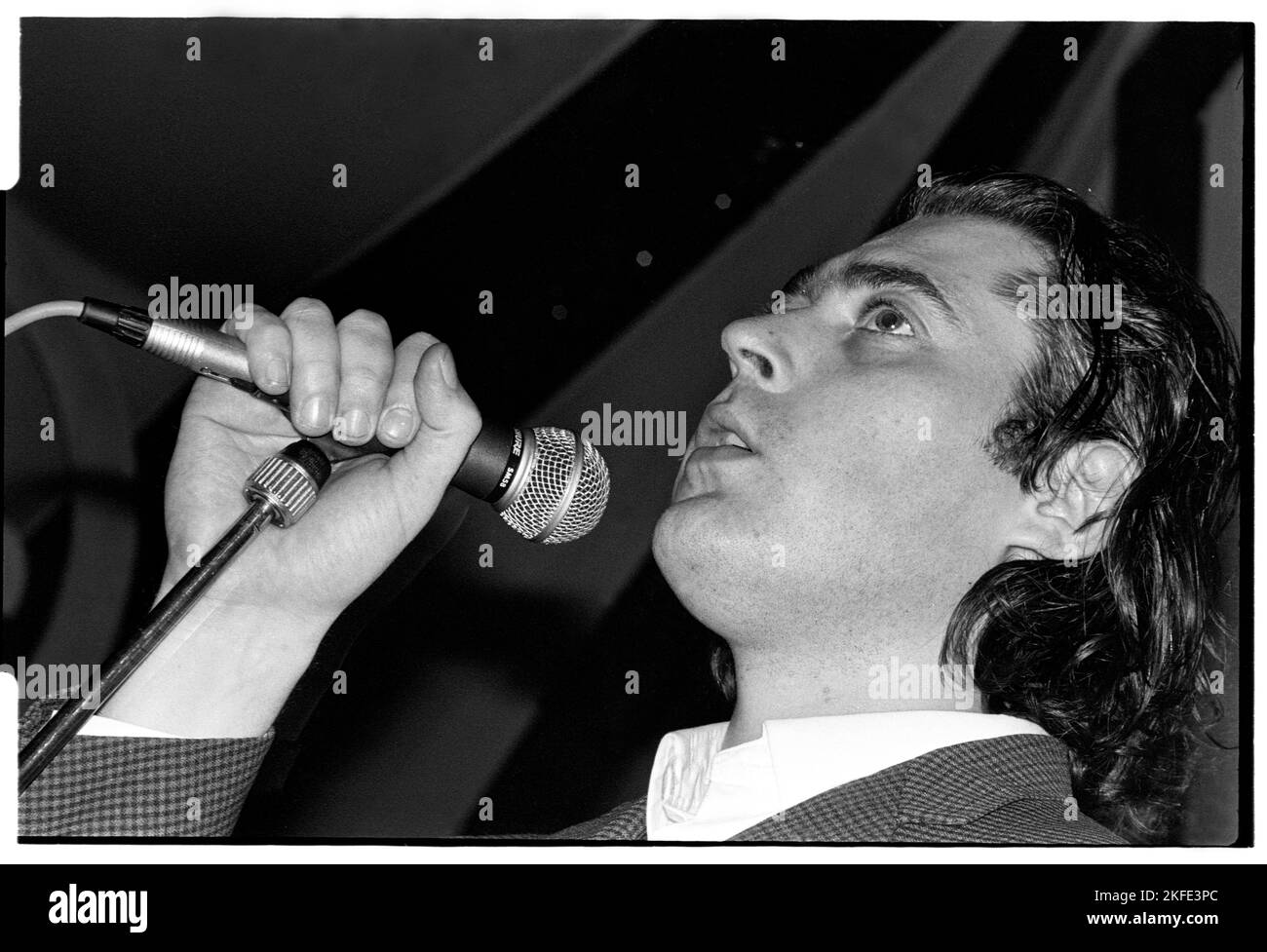TINDERSTICKS, EARLY TOUR, 1994: Singer Stuart Staples of The ...