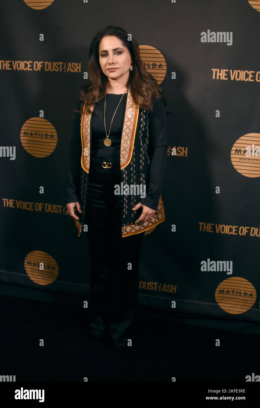 Los Angeles, California, USA 17th November 2022 Singer Mojgan Shajarian ...