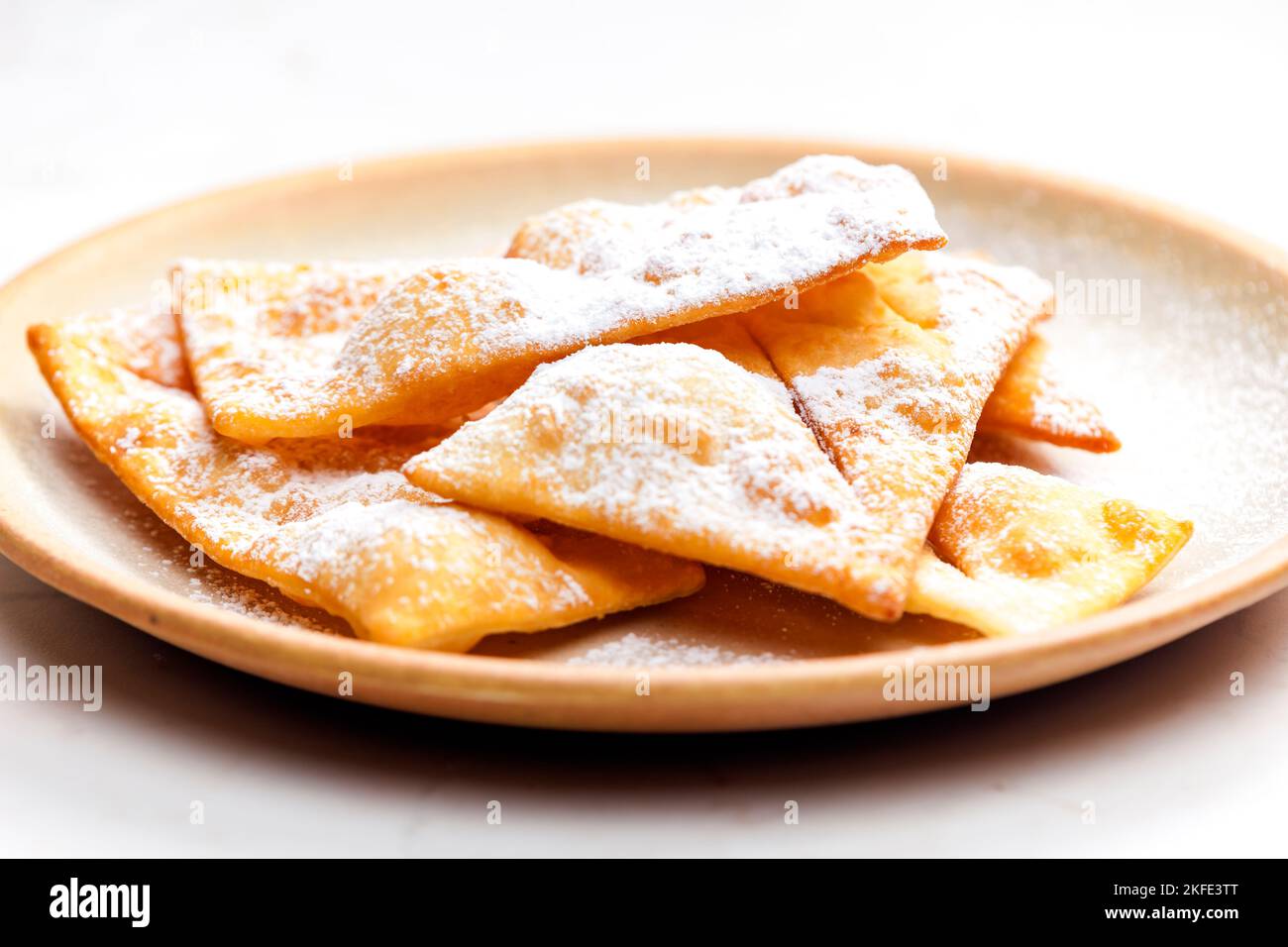 Deep fried pastry khvorost hi-res stock photography and images - Alamy