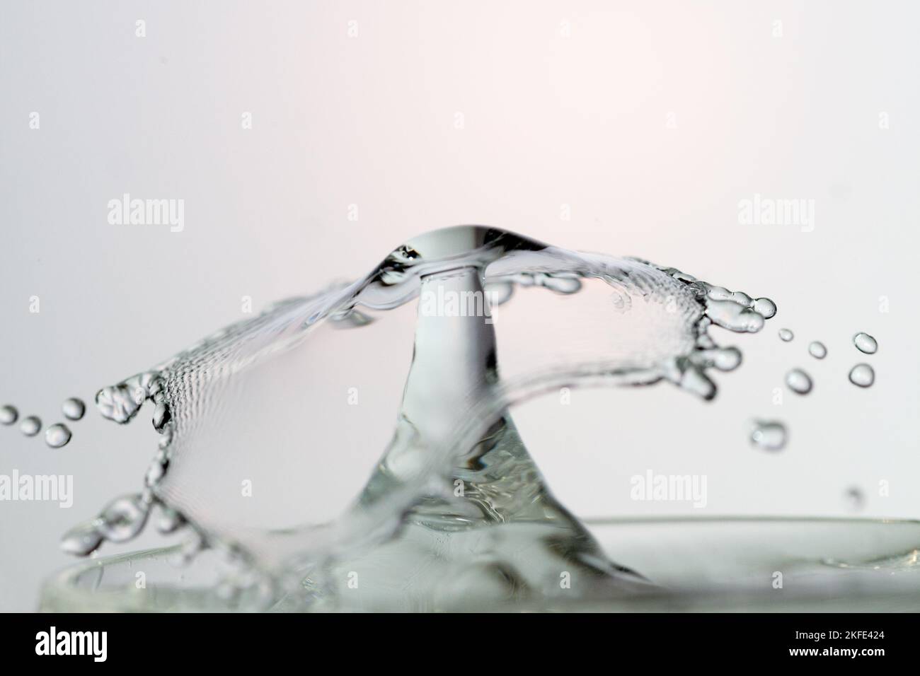 Water Drop with Ripples on water surface Stock Photo - Alamy