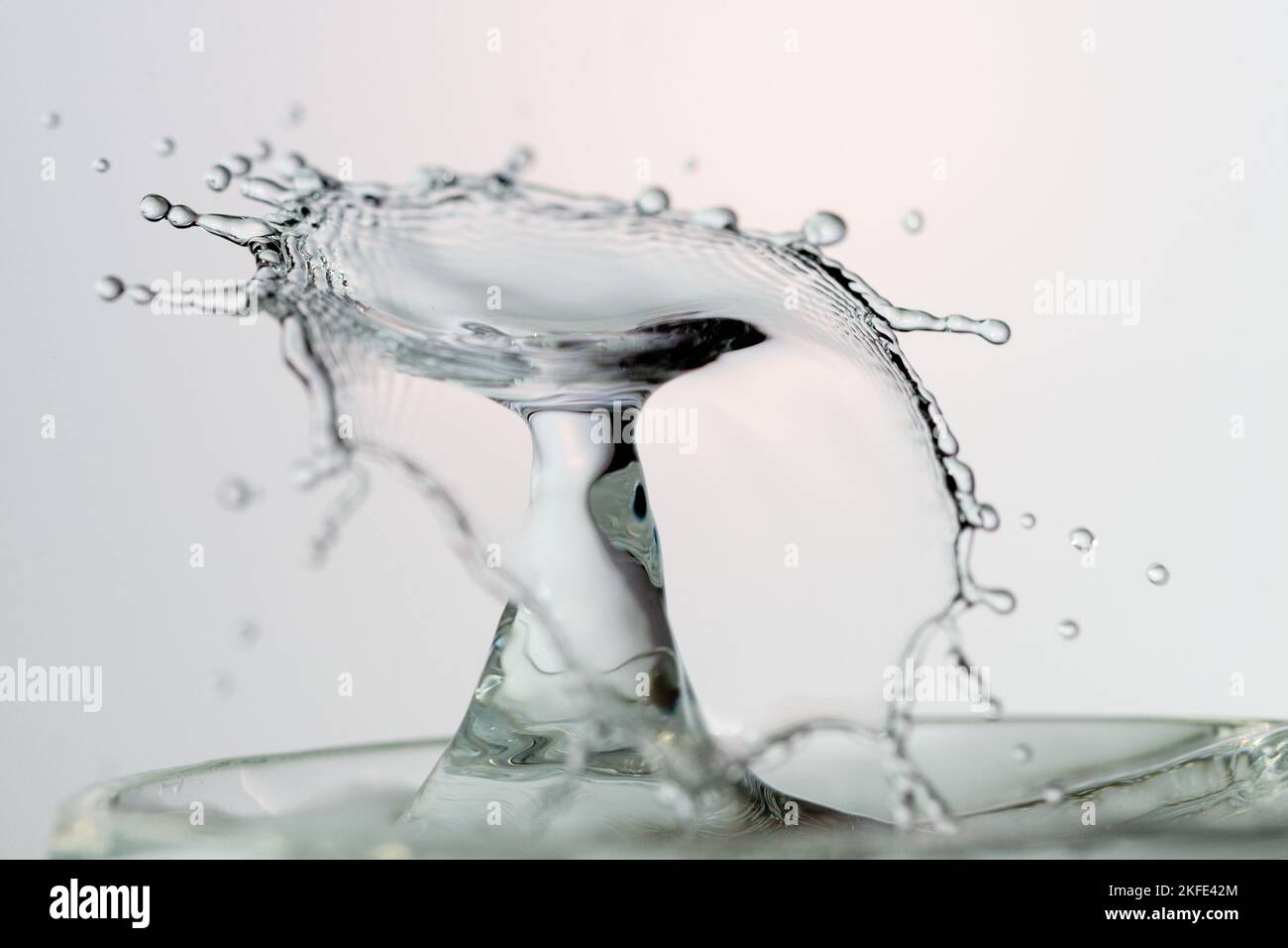 Water Drop with Ripples on water surface Stock Photo - Alamy