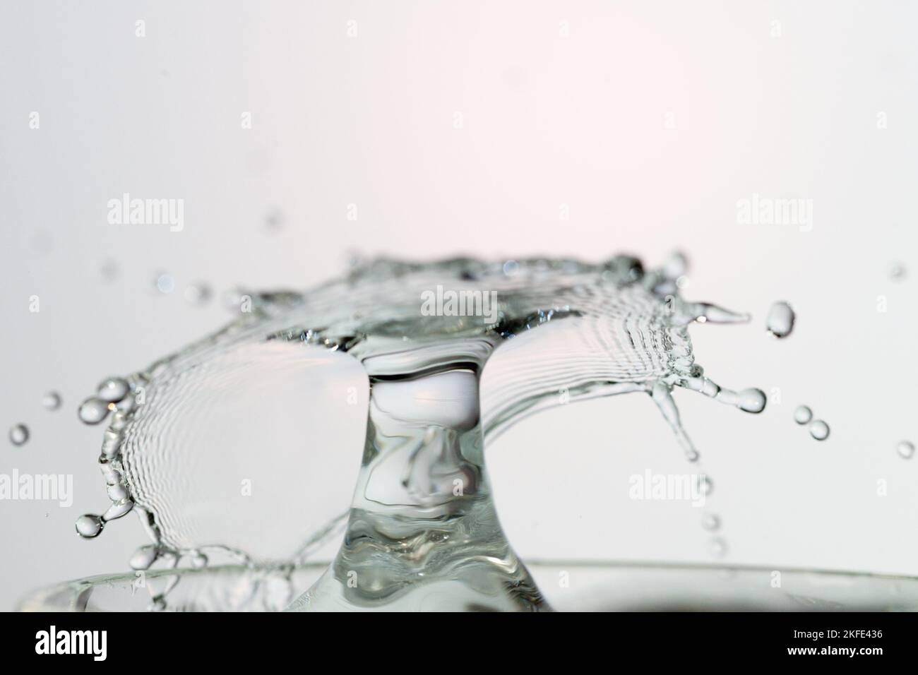 Water Drop with Ripples on water surface Stock Photo - Alamy