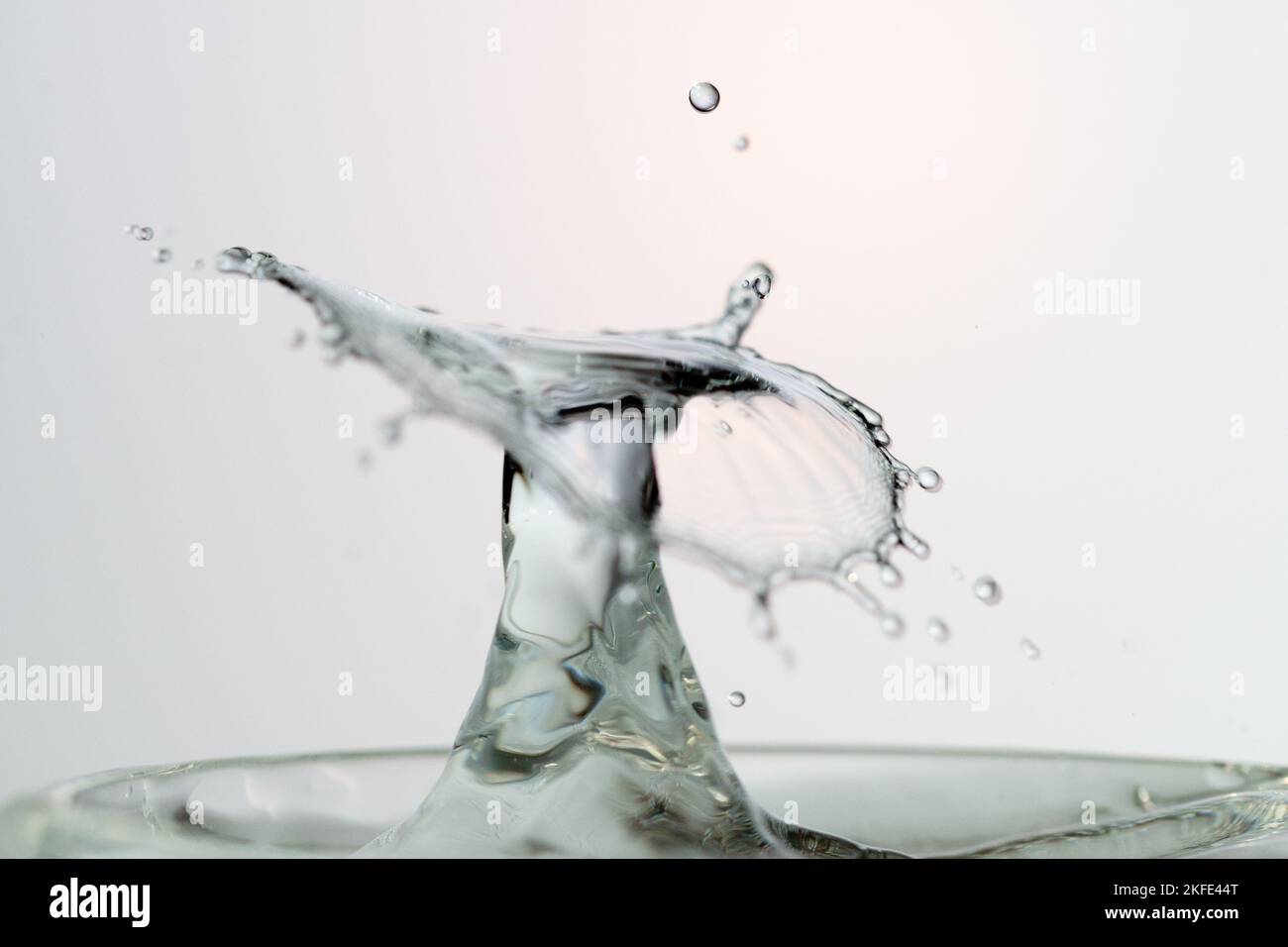 Water Drop with Ripples on water surface Stock Photo - Alamy