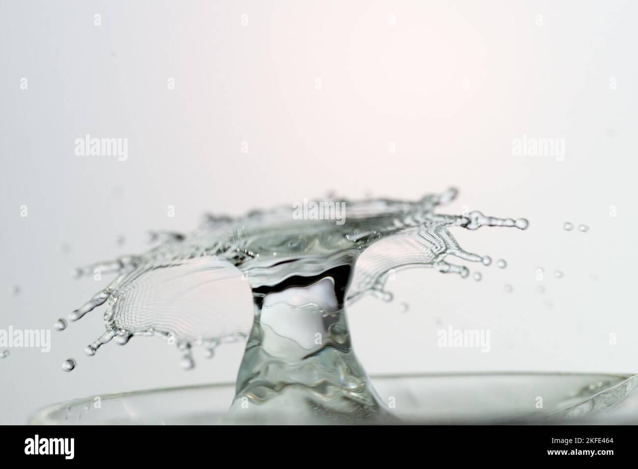 Water Drop with Ripples on water surface Stock Photo - Alamy