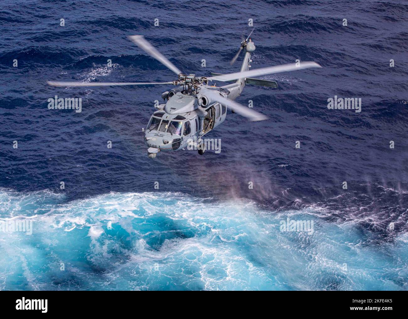 220911-N-YD731-2959 ADRIATIC SEA (Sep. 11, 2022) An MH-60S Nighthawk ...