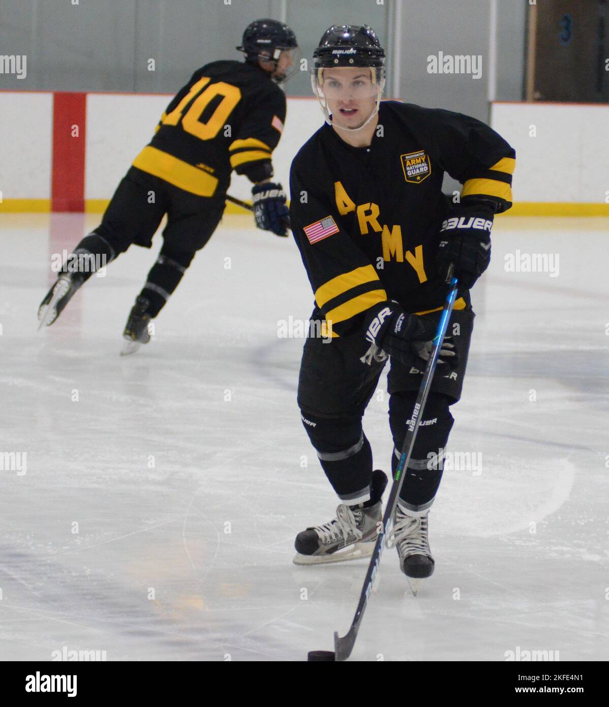 Army’s Ben Ihrie warms up during the team’s practice at the Tacoma Twin ...