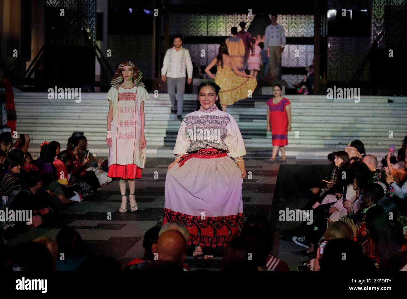 Mexico City, Mexico. 17th Nov, 2022. Mexican Textile Art Catwalk 2022 ...