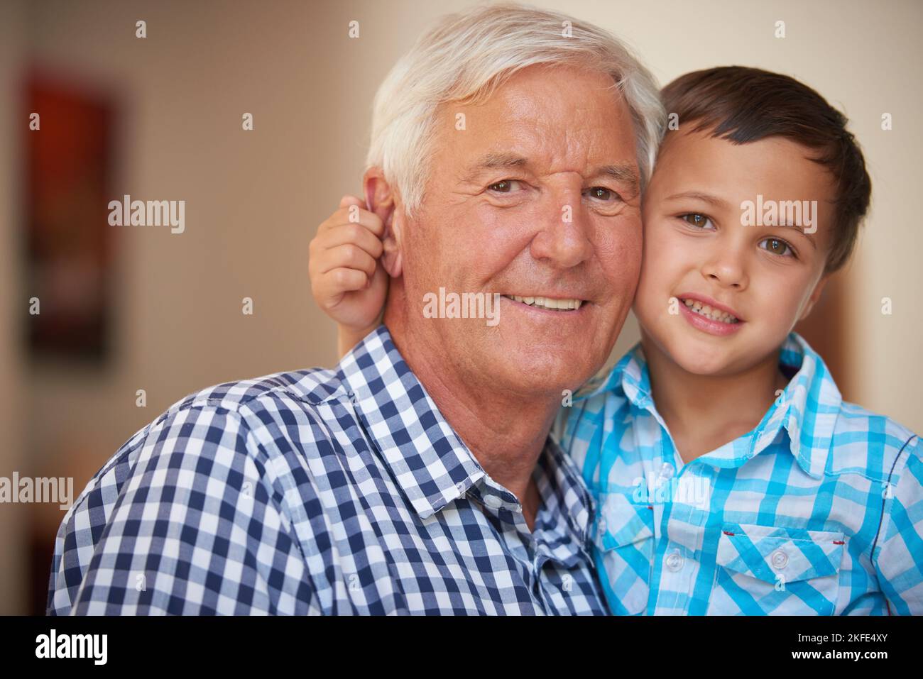 Theyve got a special bond. a little boy bonding with his grandfather Stock Photo - Alamy