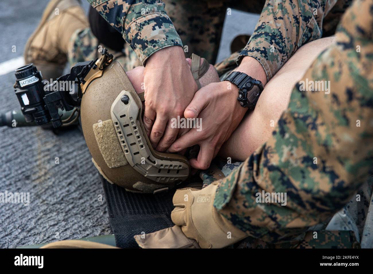 U.S. Marines with Battalion Landing Team 2/5, 31st Marine Expeditionary ...