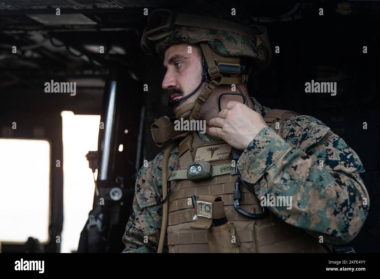 U.S. Navy Hospital Corpsman 2nd Class Cody Rodden, a corpsman with ...
