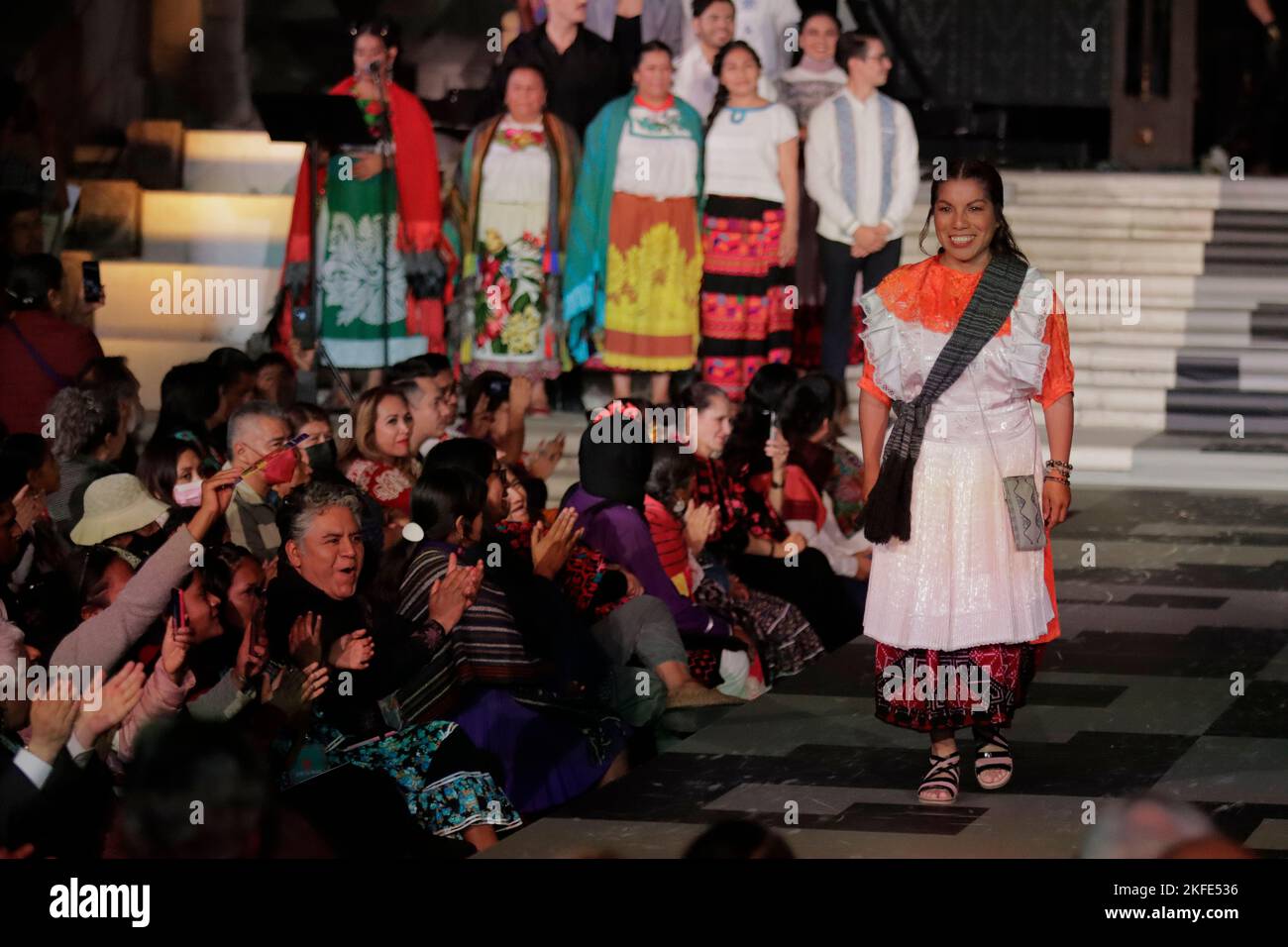 Mexican textile art encounter catwalk 2022 hi-res stock photography and ...