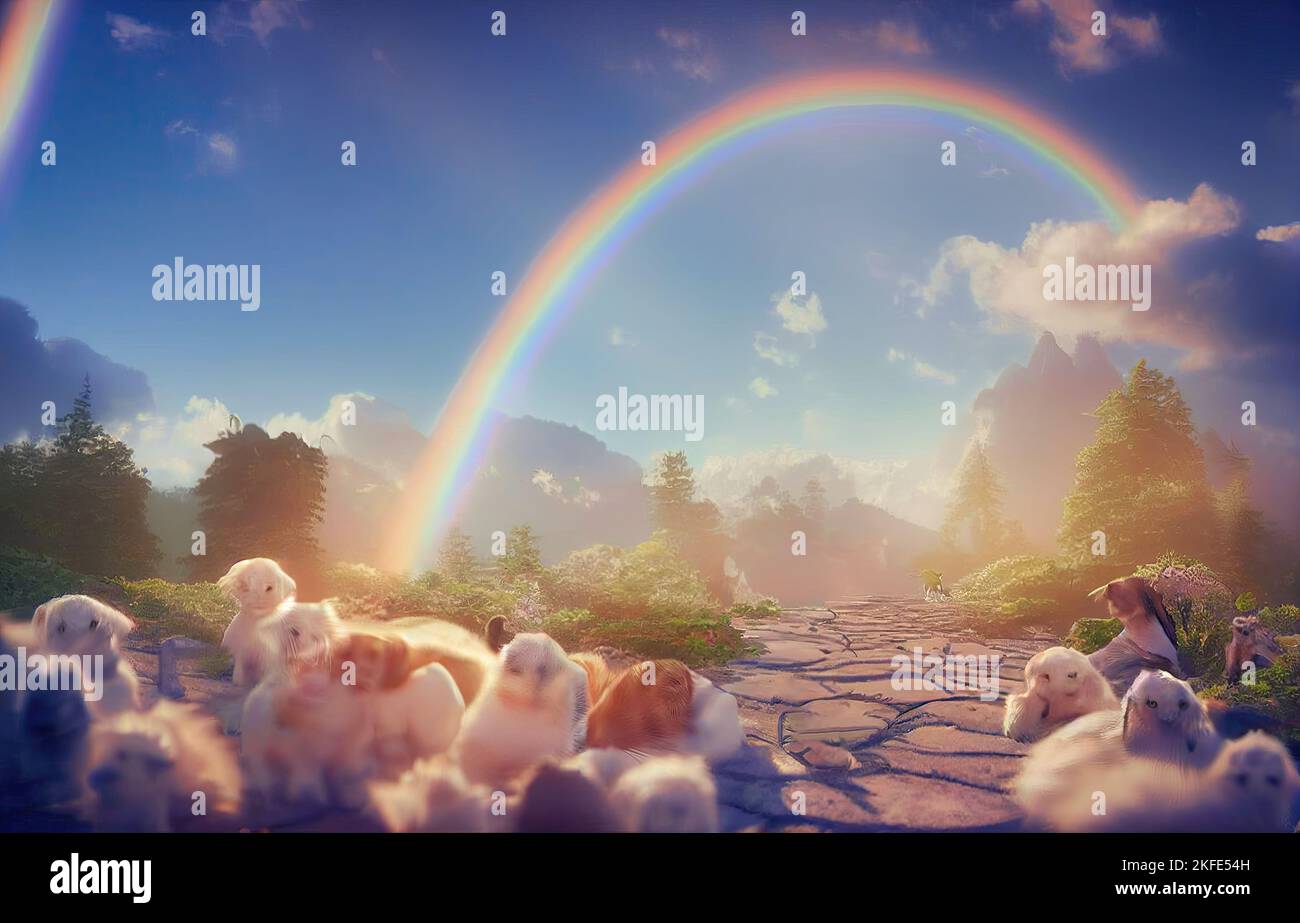 Little rainbow bridge hi-res stock photography and images - Alamy