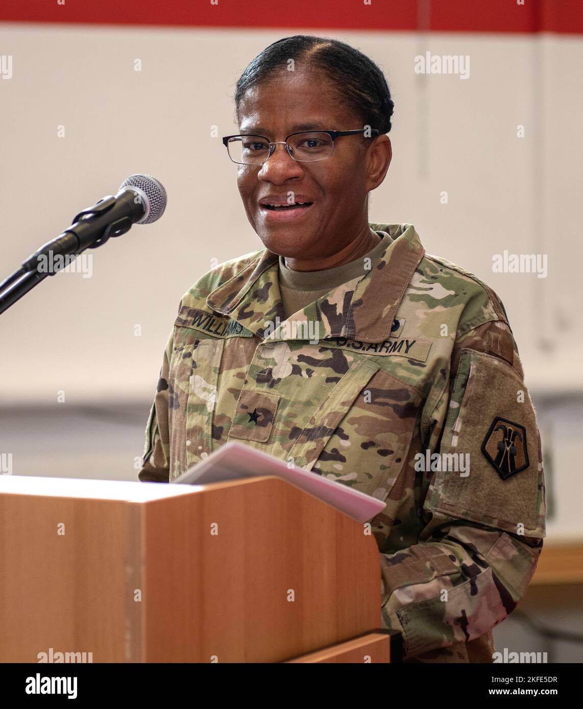 U.S. Army Reserve Brig. Gen. Wanda N. Williams, commander of the 7th ...