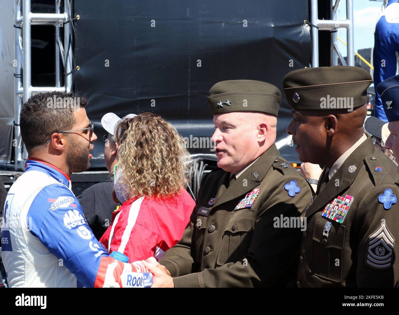 U.S. Army Reserve Maj. Gen. Matthew Baker, center, commander, 88th ...