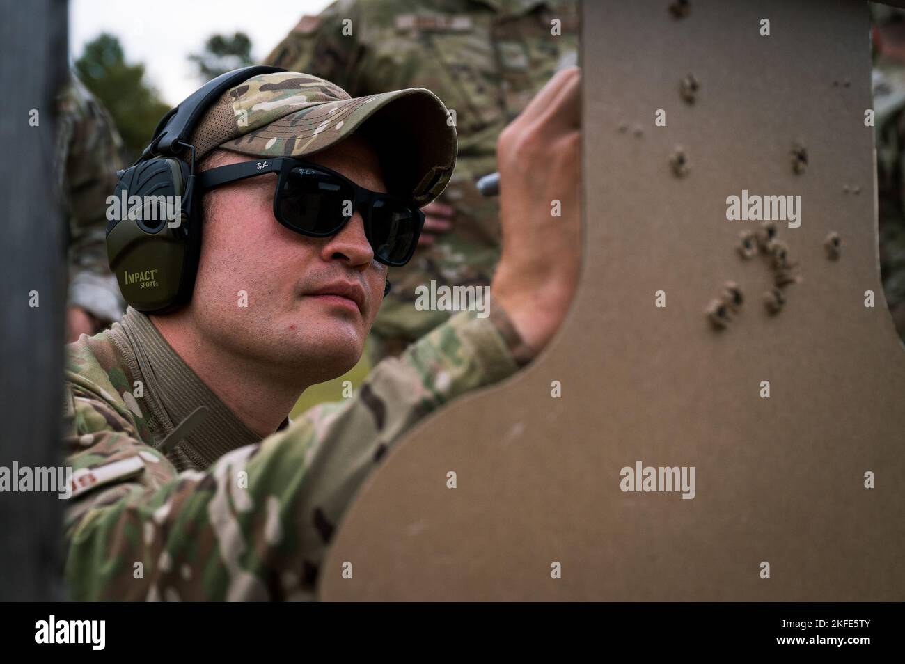 U.S. Air Force Master Sgt. Peter Getchius, a radar airfield weather ...