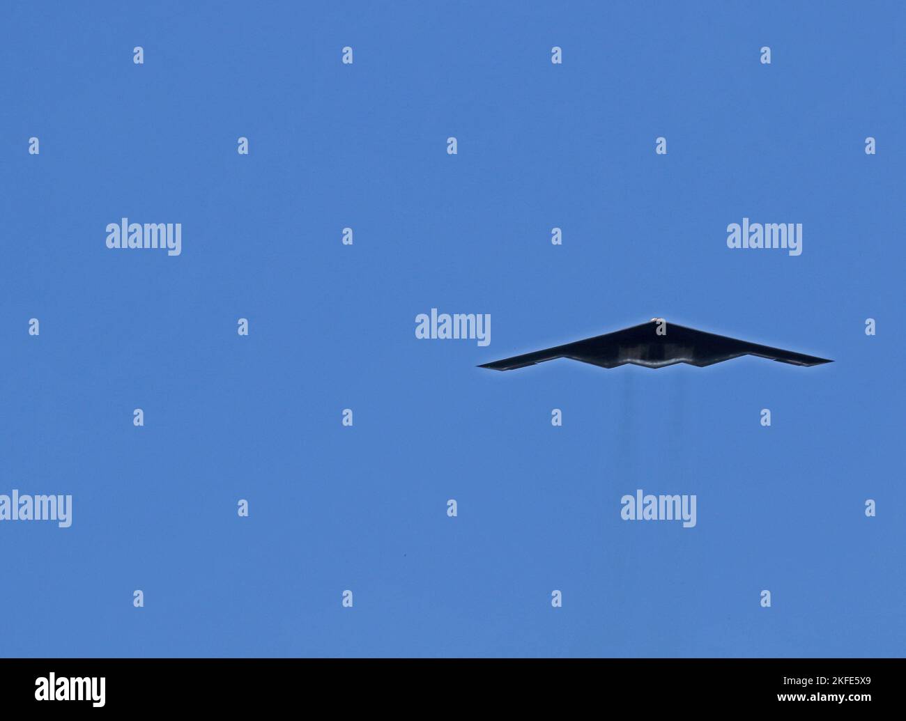 A B-2 Stealth Bomber based at Whiteman Air Force Base in Jefferson ...