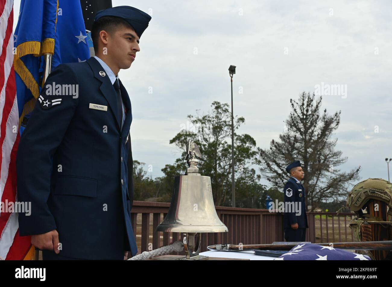 U.S. Air Force Airman 1st Class Christian Tepezano, 30th Civil Engineer ...