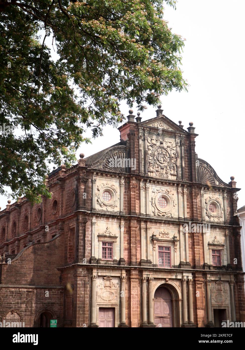 an old historic christian church in goa built by the british in india ...