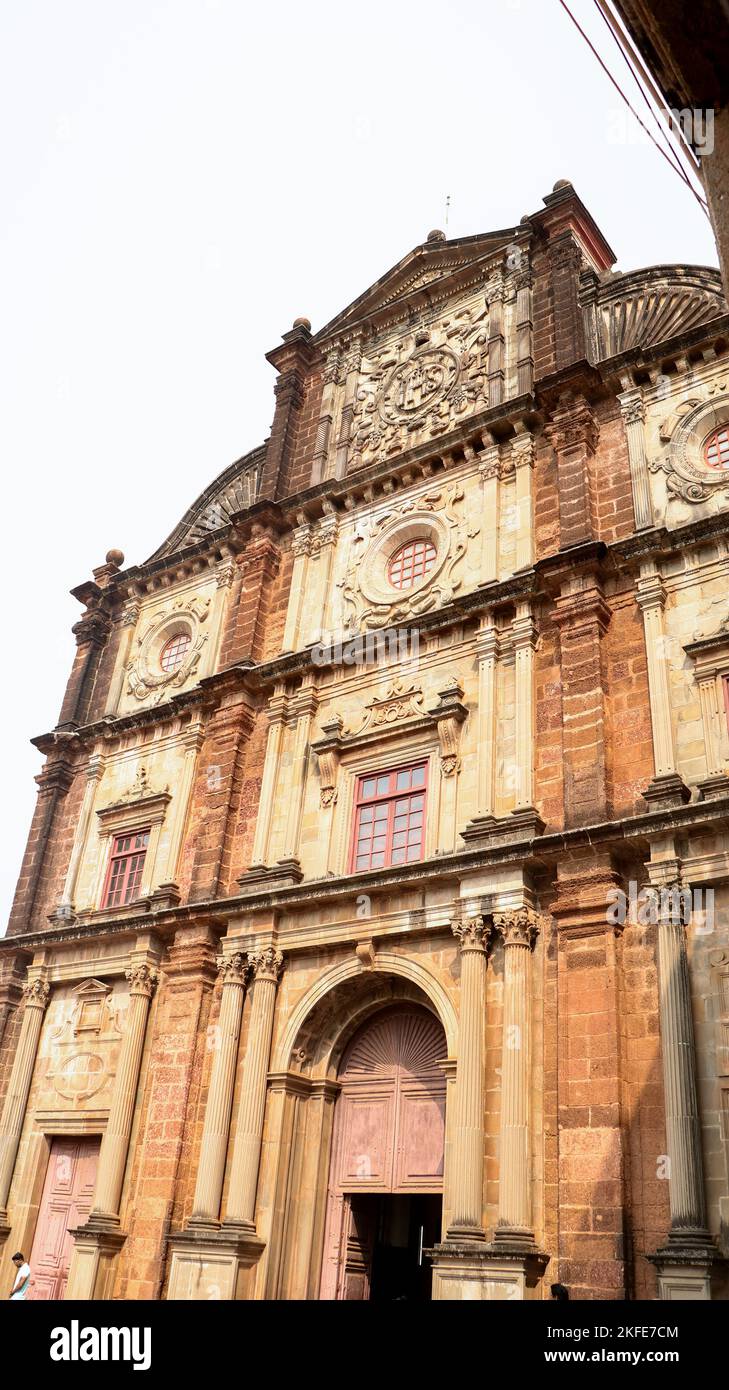 an old historic christian church in goa built by the british in india ...