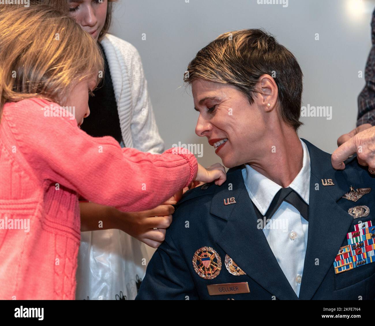 The family of U.S. Air Force Col. Asheleigh Gellner, the vice wing ...