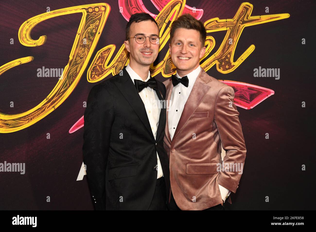 New York, NY, on November 17, 2022. Luke Sheppard attends the '& Juliet ...