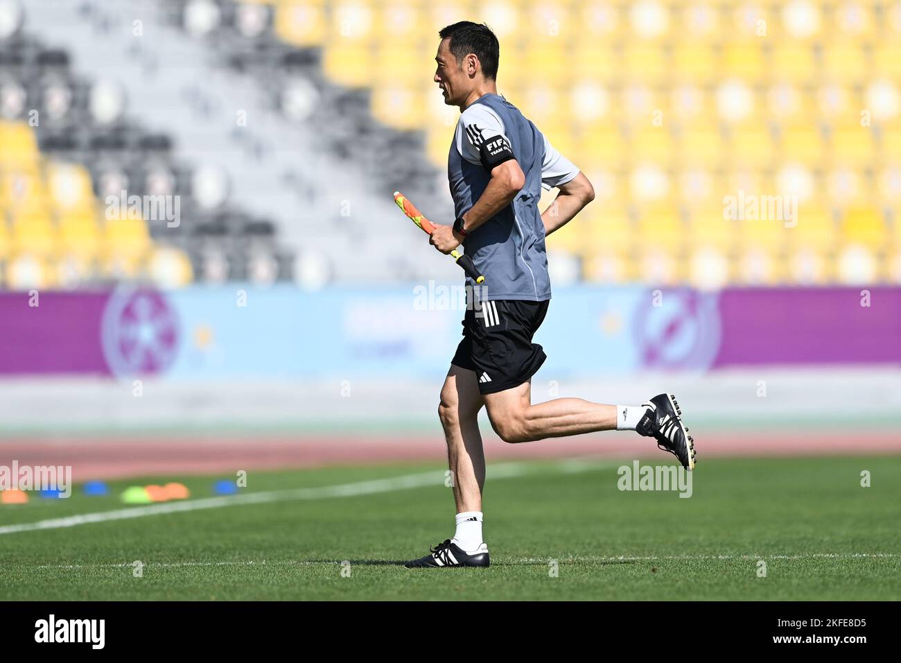 Doha City, Qatar, 18 November, 2022. The 2022 FIFA World Cup referees ...