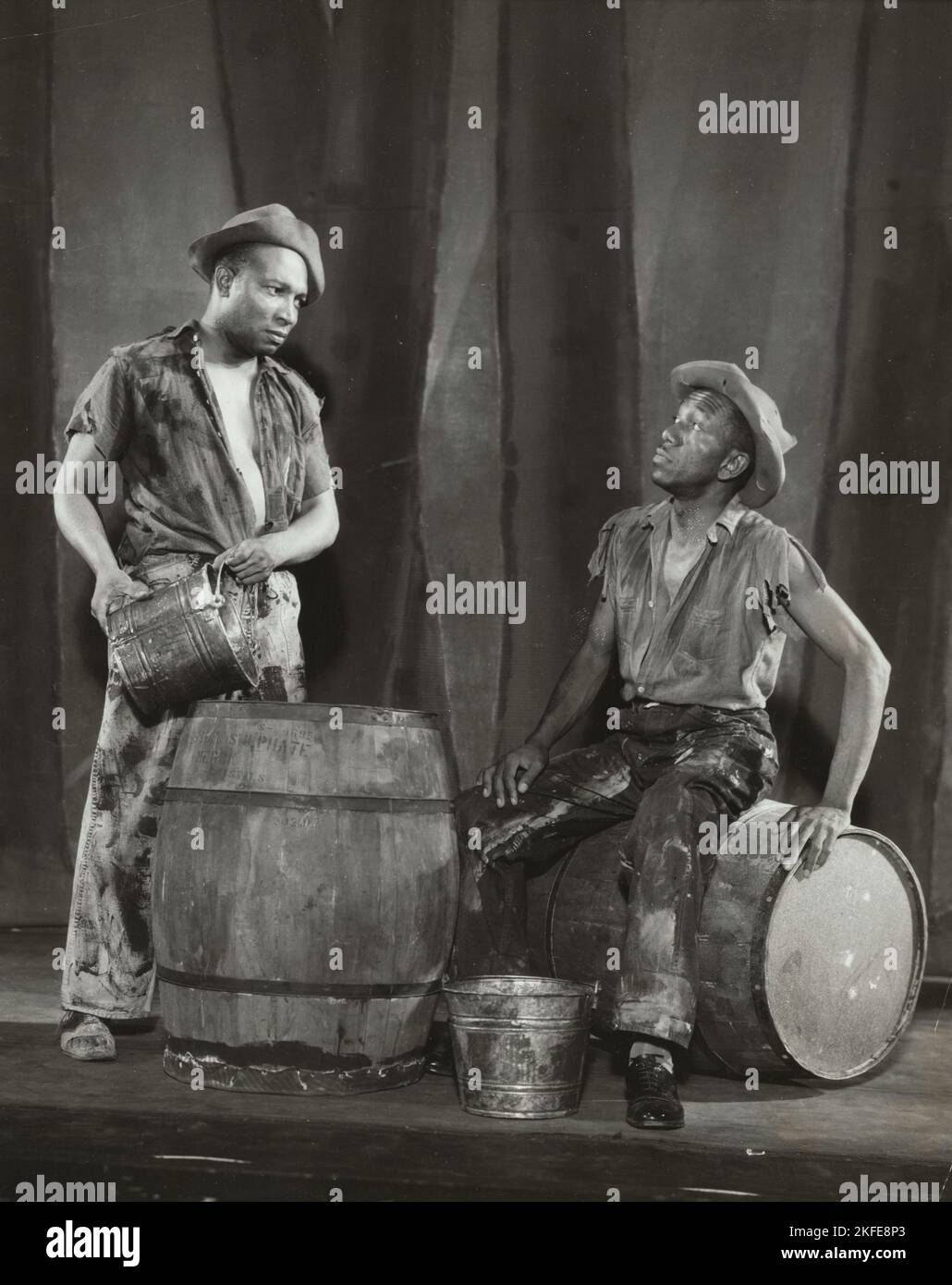 Gus Smith and Louis Sharp as Forty-Four and Shine Sommers, 1936 Stock ...