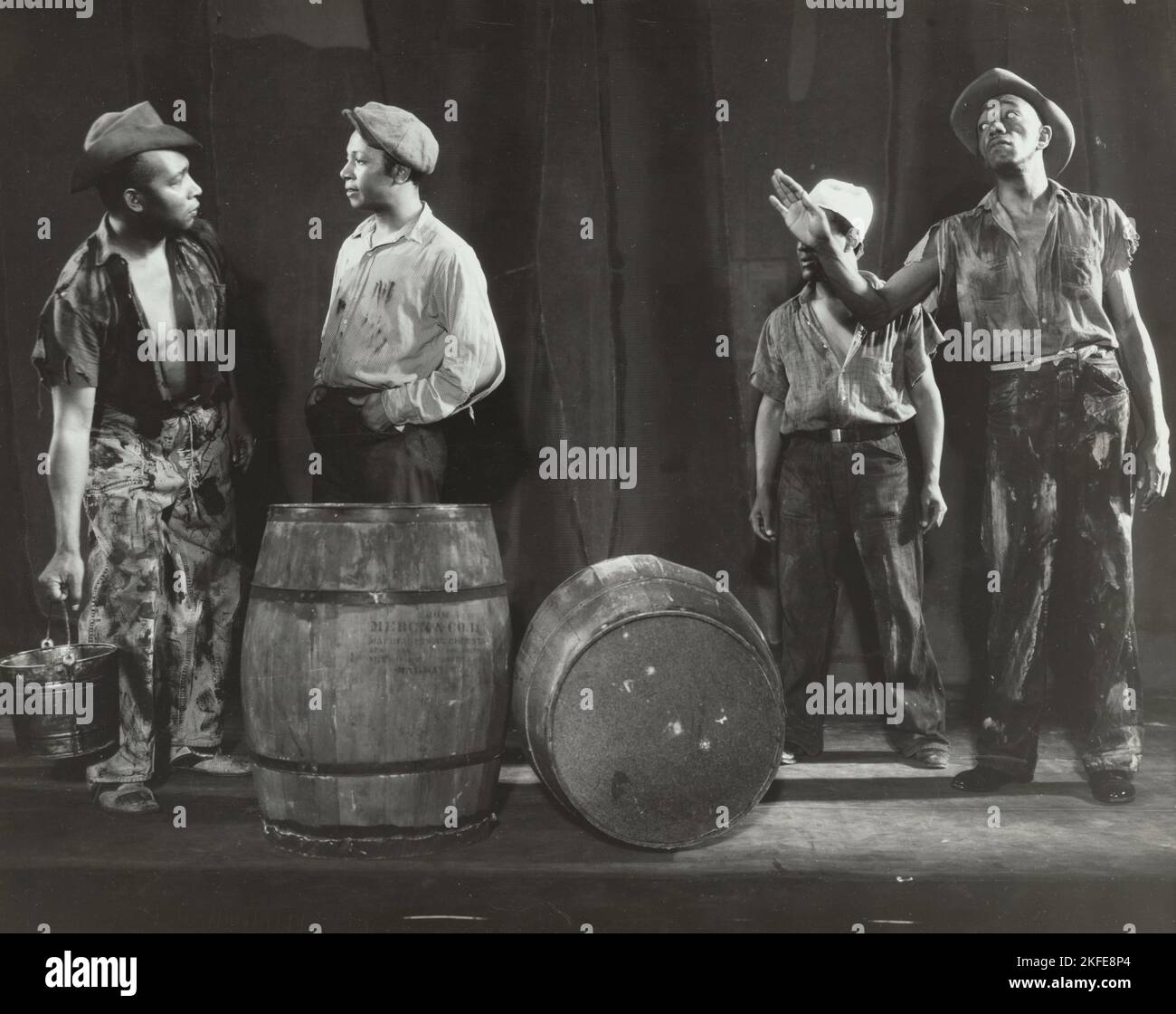Gus Smith as Forty-Four explains the situation to his co-workers, 1936 ...