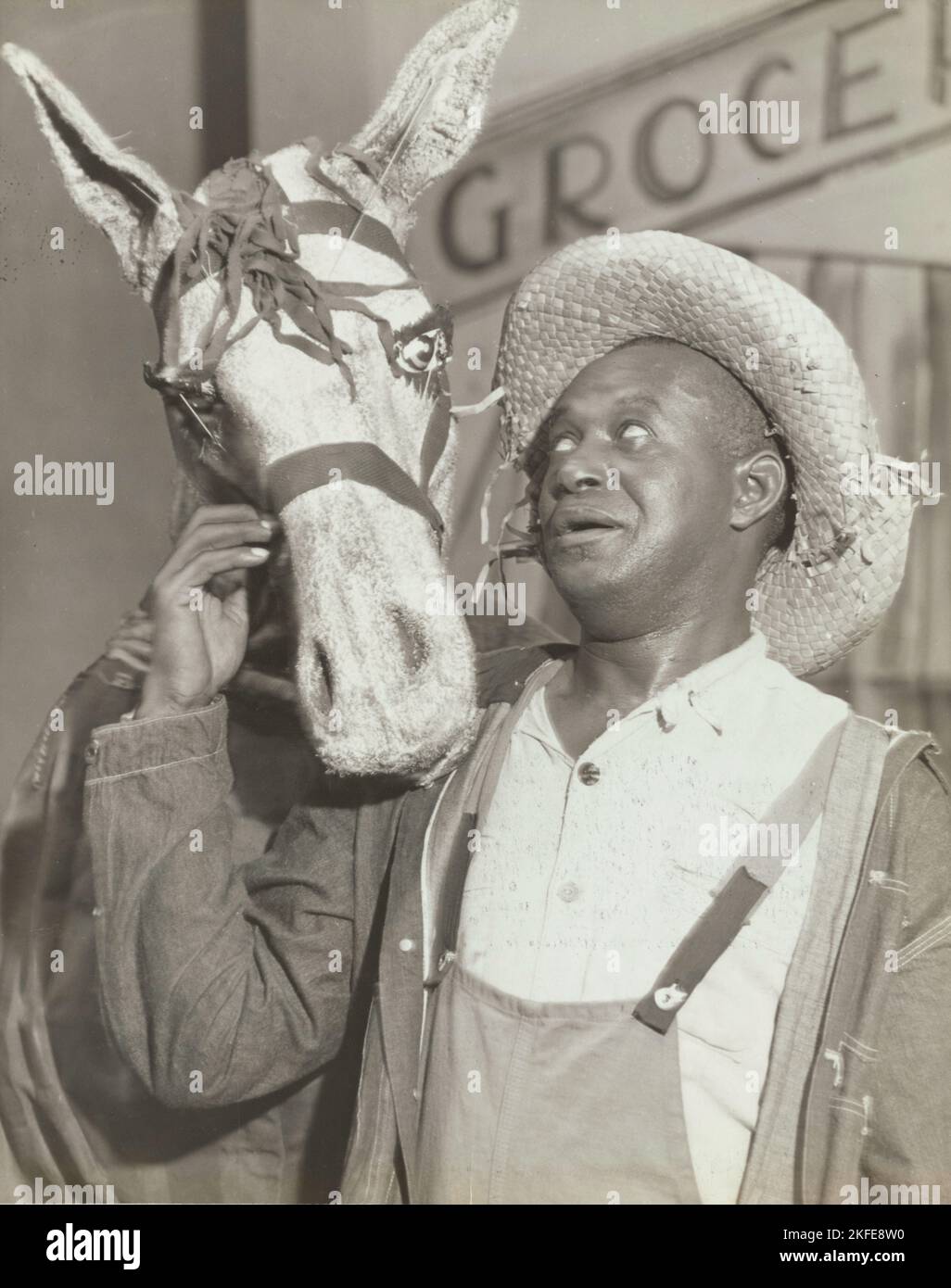 Doe Doe Green (Hiram) and "Aggie", 1937 Stock Photo - Alamy