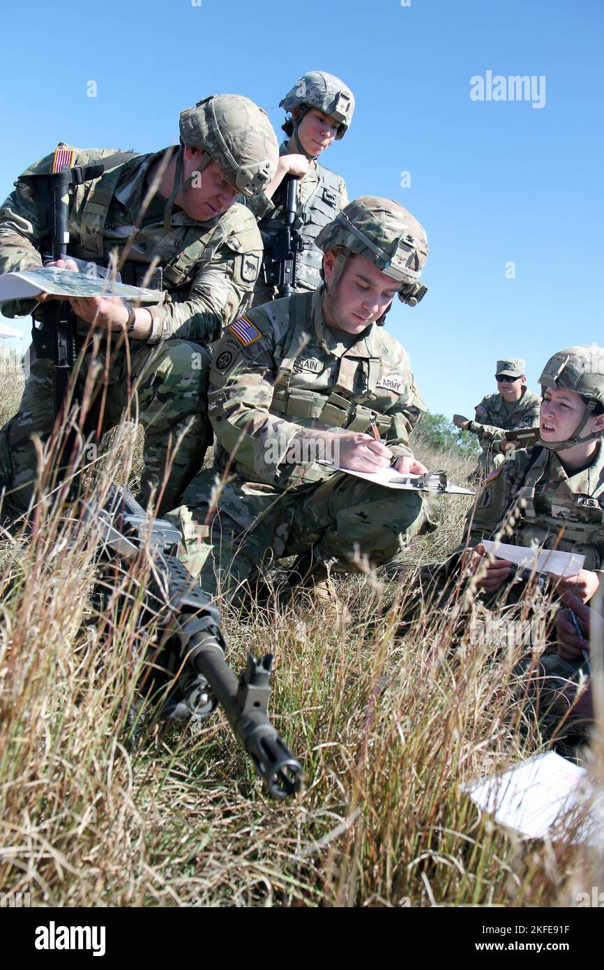 A squad of soldiers from the 730th Area Support Medical Company, South ...