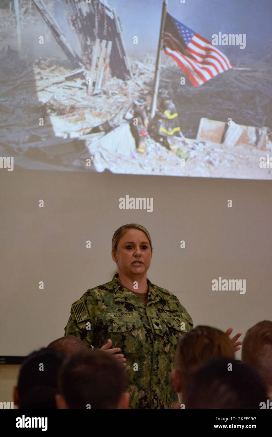 220911-N-RF885-100 MIAMI (Sept. 11, 2022) Cmdr. Erin Elliott ...
