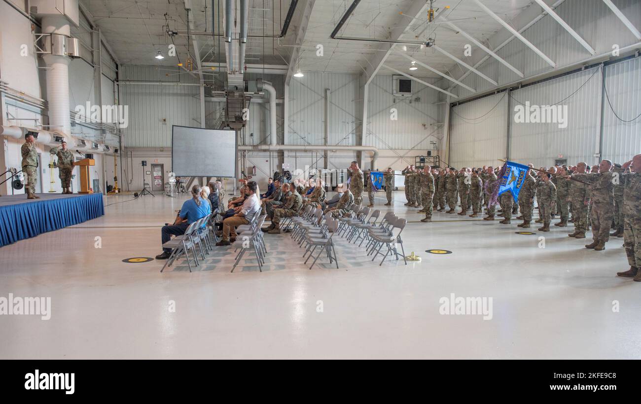 Col. Ash Groves, outgoing commander of the 123rd Maintenance Group ...