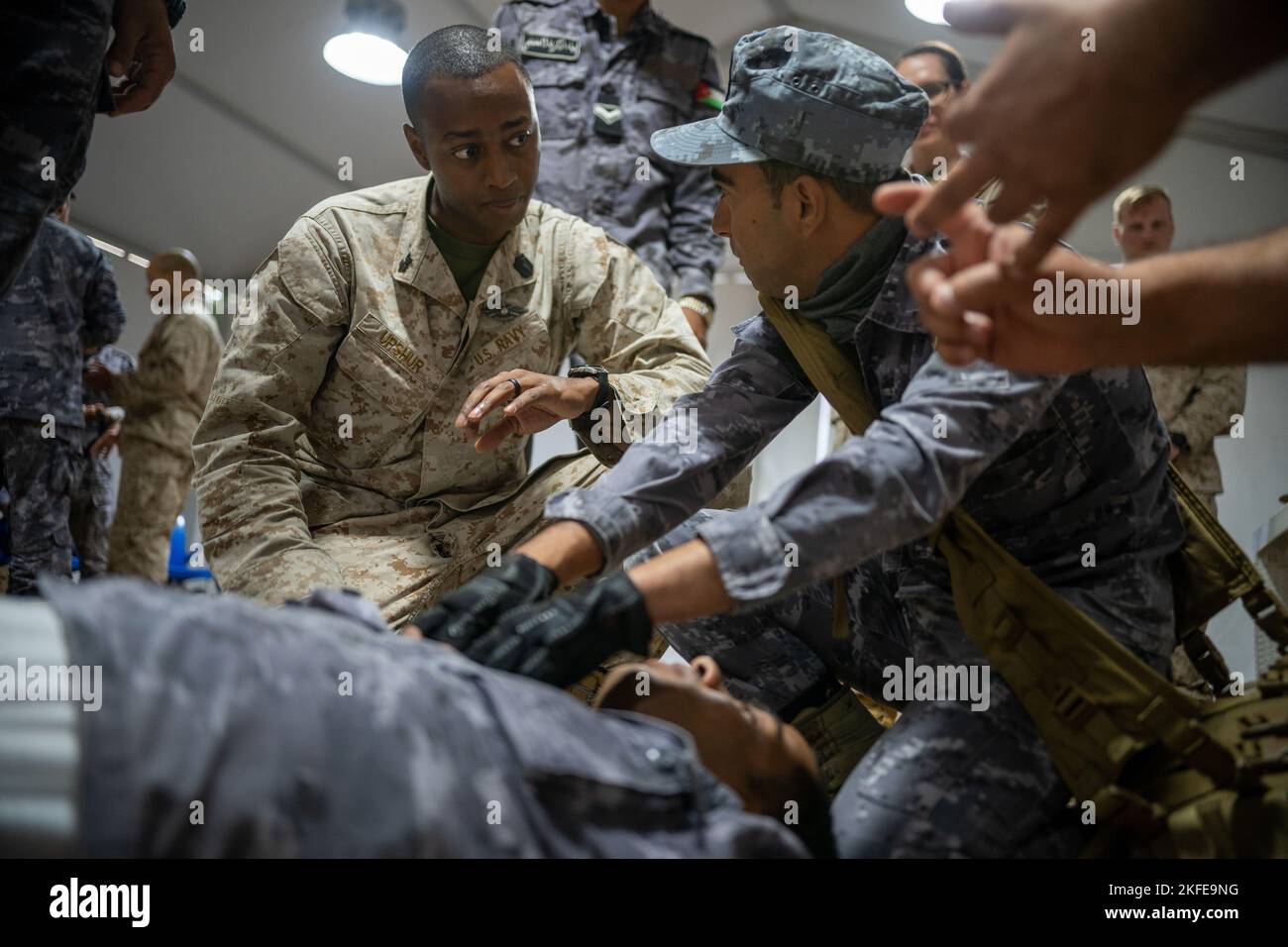 CAMP TITIN, Jordan –U.S. Navy Sailors assigned to 4th Combat Engineer ...