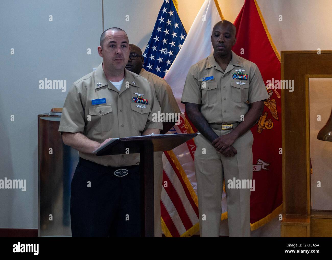 220912-N-HG389-0008 SINGAPORE (Sep. 12, 2022) Aviation Boatswain’s Mate ...