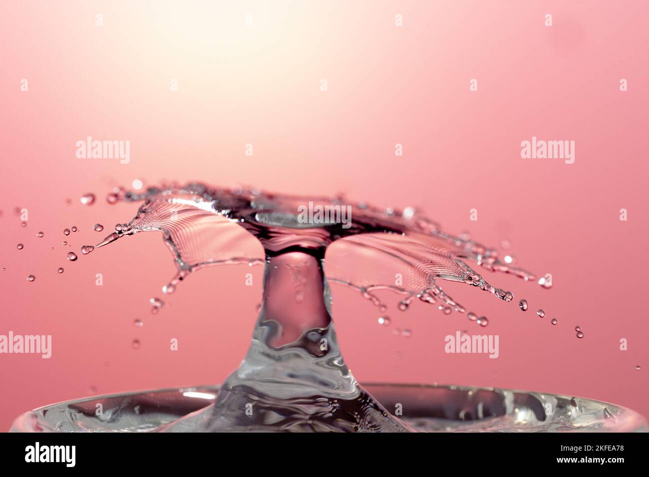 Water Drop with Ripples on water surface Stock Photo - Alamy