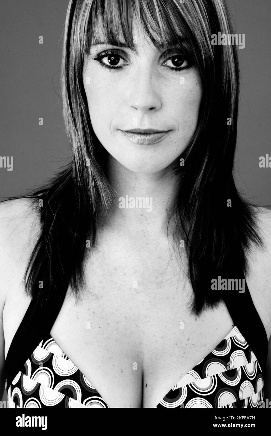 Alex jones presenter Black and White Stock Photos & Images - Alamy