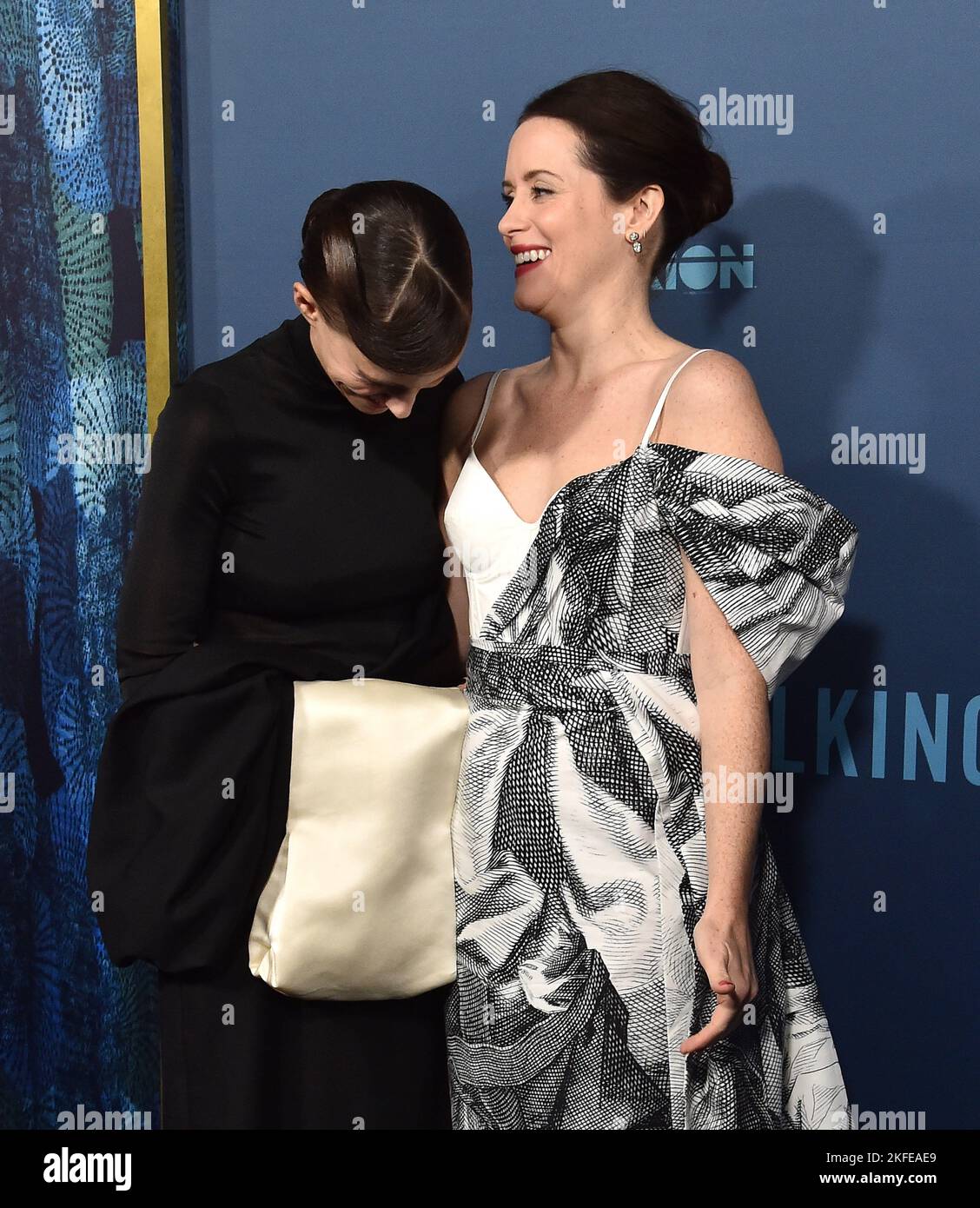 Beverly Hills, Ca. November 17, 2022, Rooney Mara and Claire Foy ...