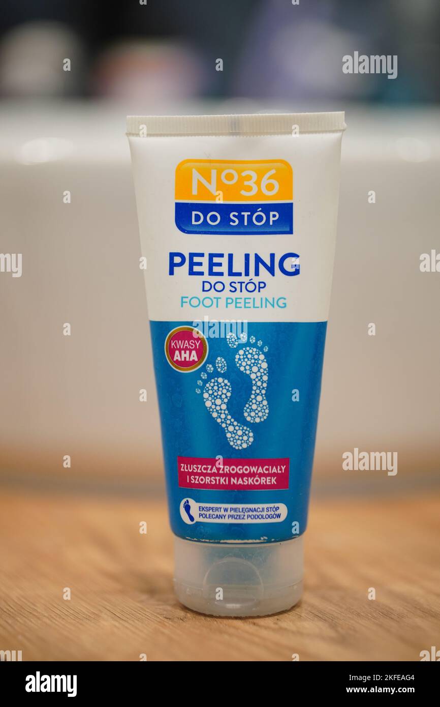 The No 36 brand peeling cream for feet in a tube Stock Photo - Alamy
