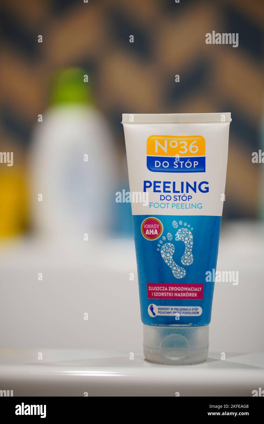 The No 36 brand peeling cream for feet in a tube Stock Photo - Alamy