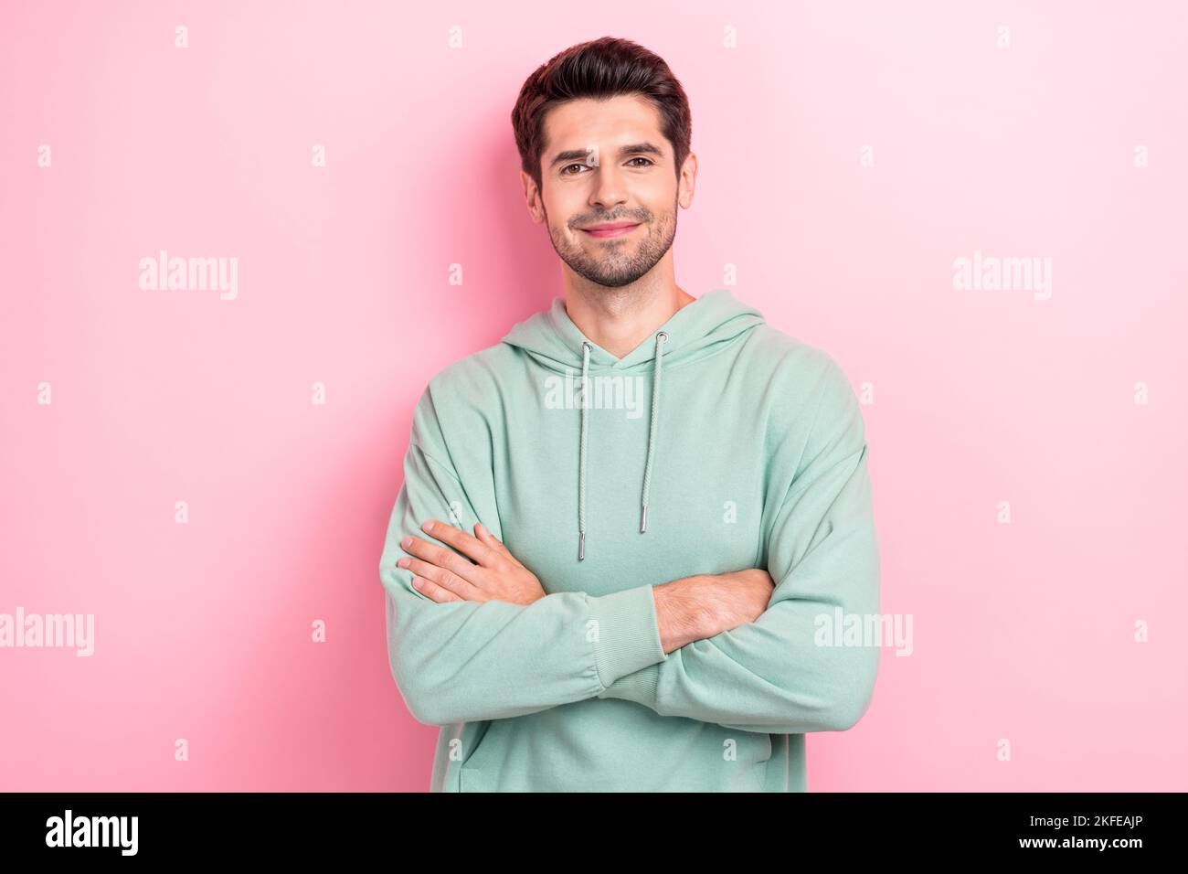 Photo of young successful rich attractive man student business owner ...