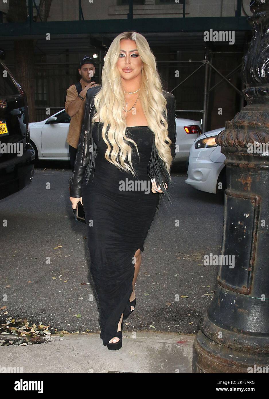 Celebrities At The Tamron Hall Show Studios. -PICTURED: Aubrey O`Day ...