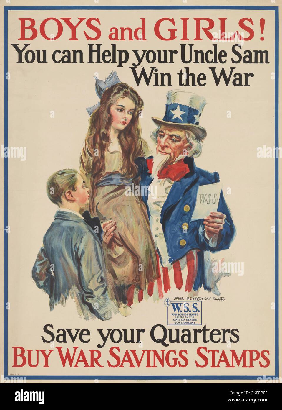 Boys and Girls! You Can Help Your Uncle Sam Win the War, 1917 ...