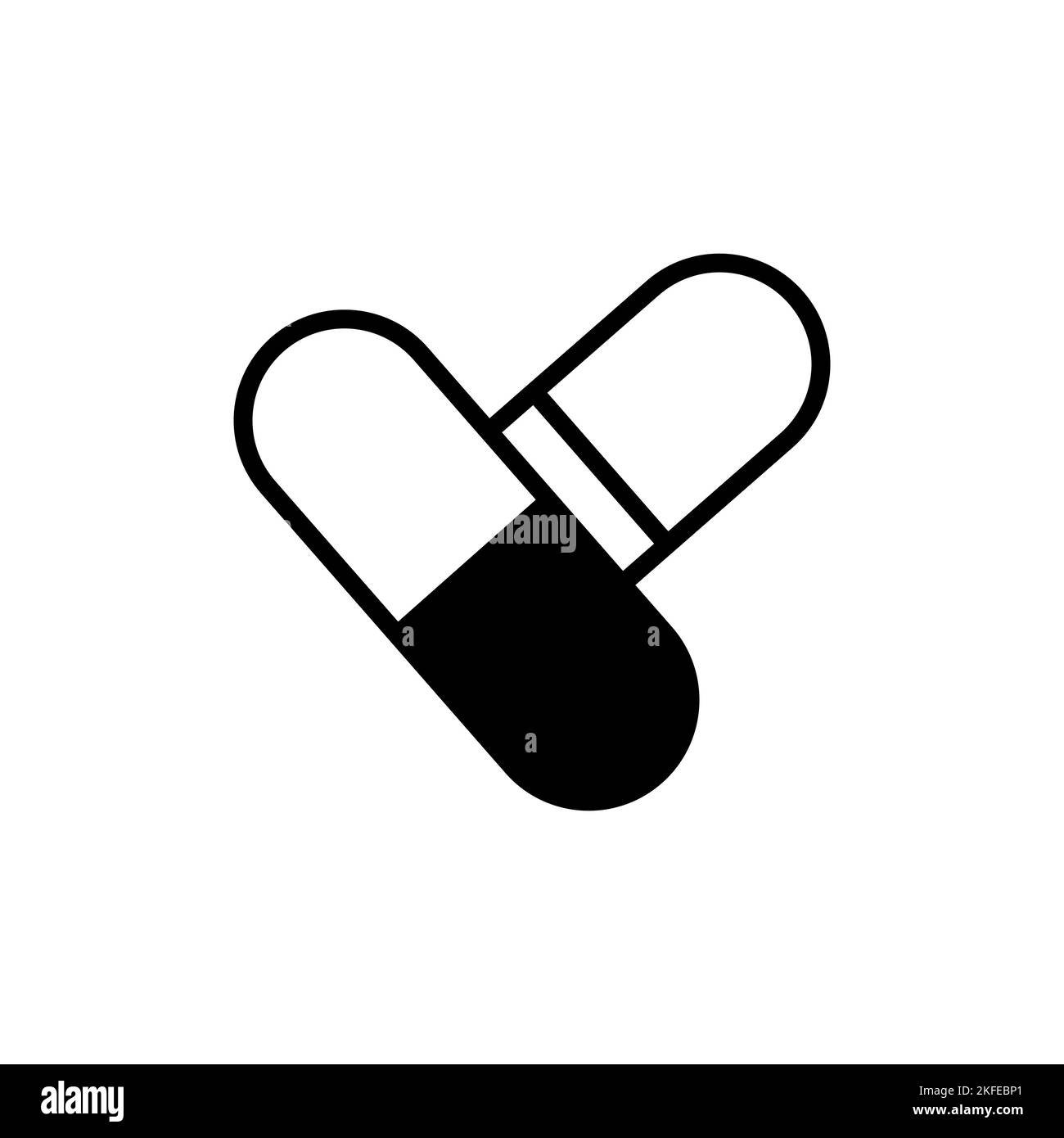 Medical pills and capsules icon set Stock Vector Image & Art - Alamy