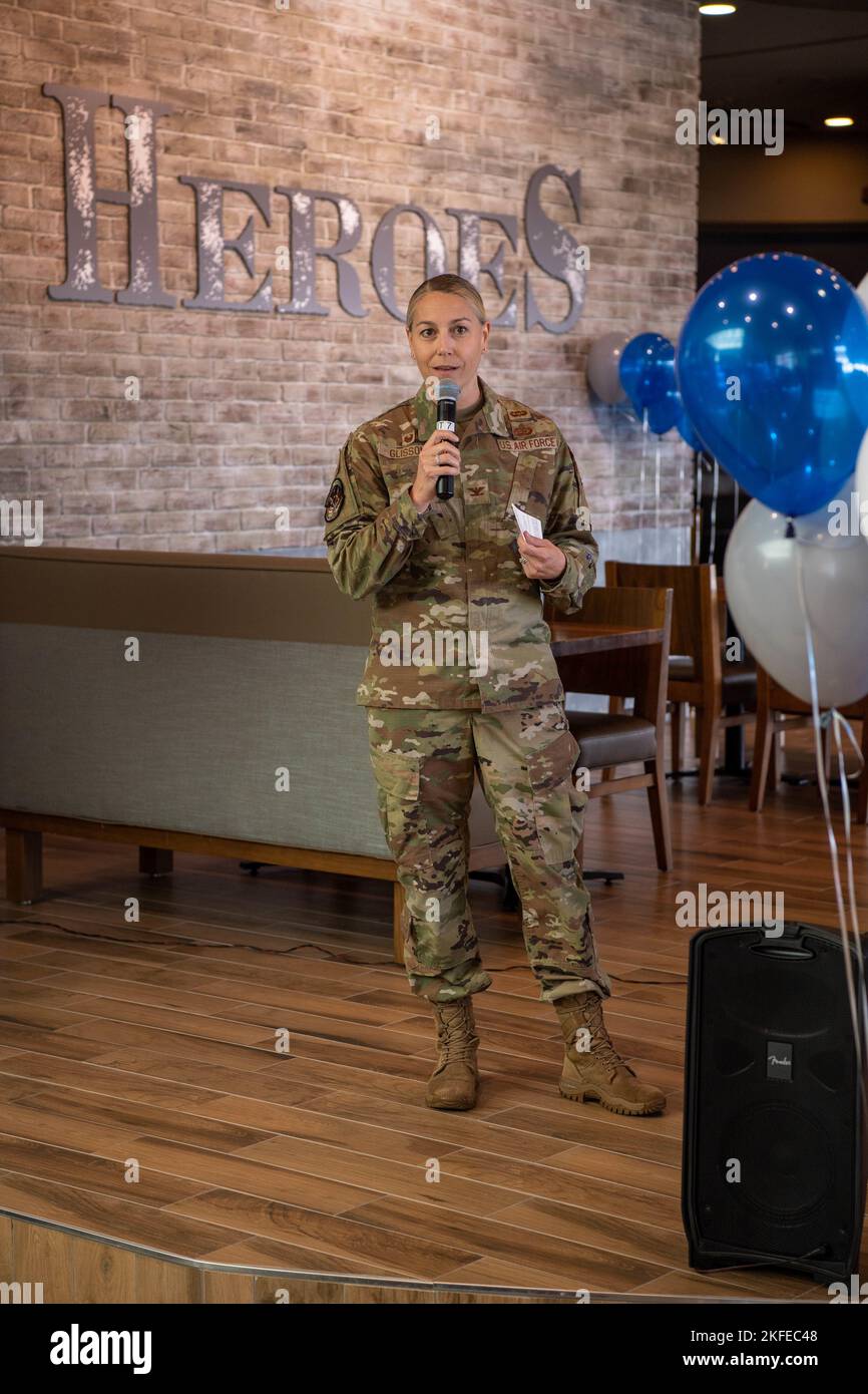 U.S. Air Force Col. Amy Glisson, 86th Mission Support Group commander ...